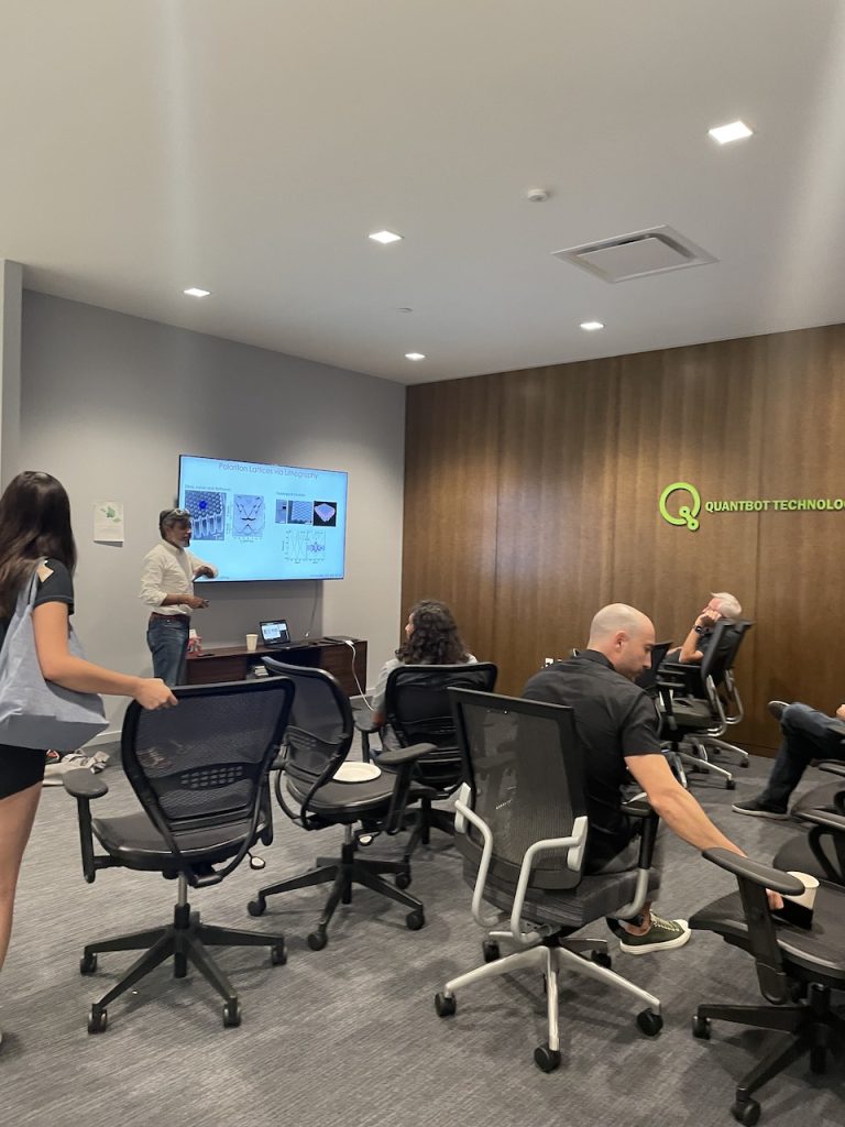 Quantbot hosts NYC Quantum Computing Meet up – Quantbot Technologies, LP